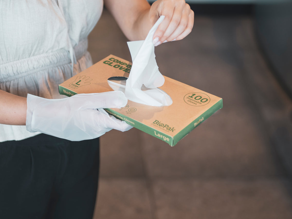 BioPlastic Gloves – Paper Lane Packaging NZ