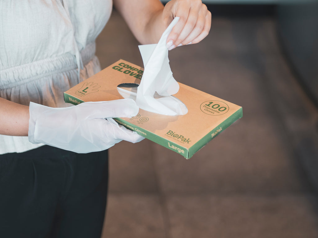 BioPlastic Gloves – Paper Lane Packaging NZ